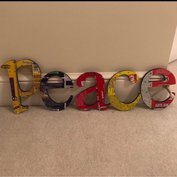 Wall Decor | Peace Wall Art | Poshmark